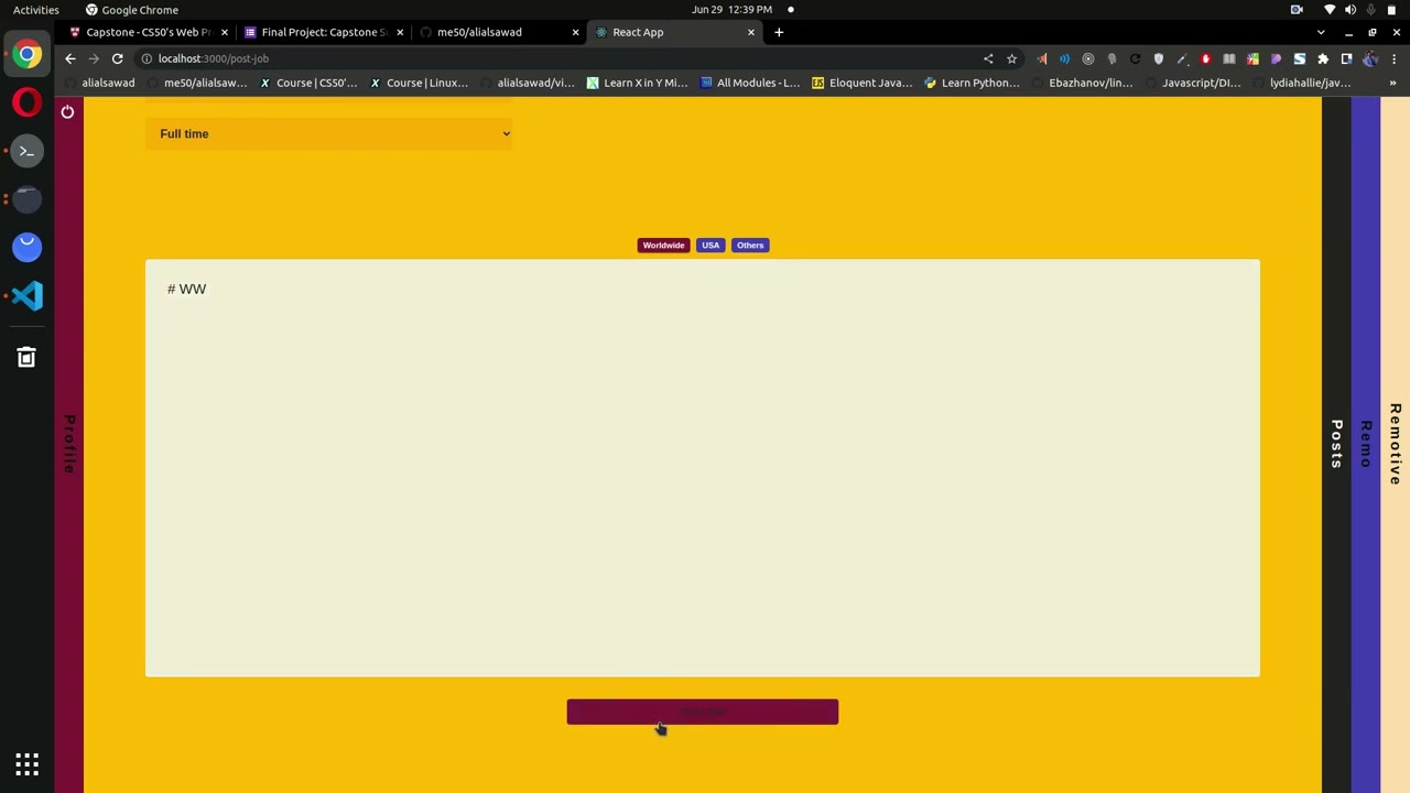 CS50 web - Capstone