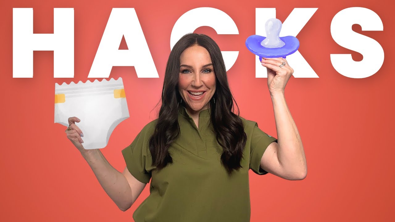 5 NEWBORN HACKS That Saved My Sanity!  (Nurse + Mom of 4 Approved)