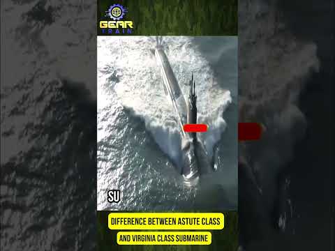 Difference Between Astute Class And Virginia Class Submarine #shorts