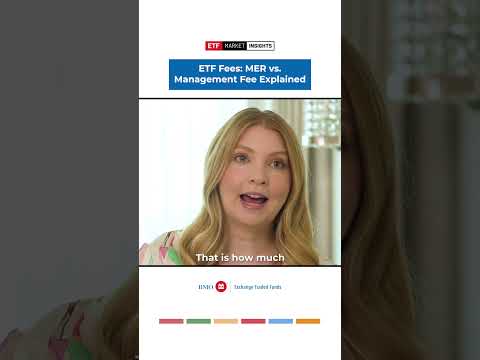 ETF Fees: MER vs. Management Fee Explained #shorts #etfs