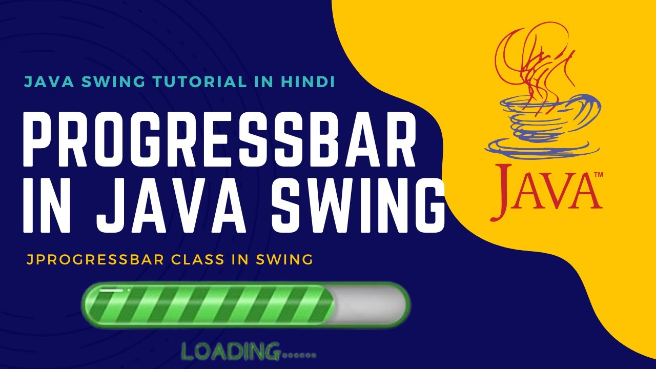 PROGRESSBAR In JAVA SWING|PROGRESSBAR|JProgressBar in Java