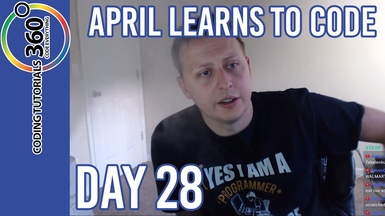 Day 28 | April Learns to Code | 100 Days of Coding Challenge