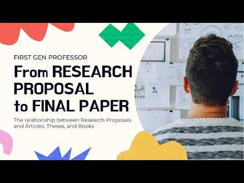 From Research Proposal to Final Paper