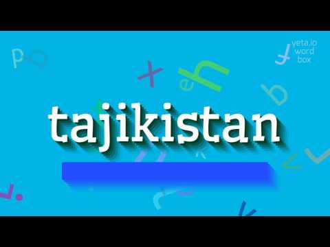 How to say "tajikistan"! (High Quality Voices)