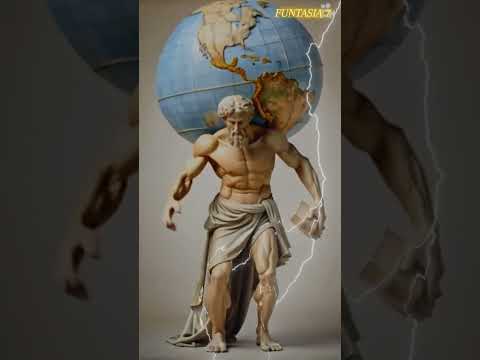 😱Altas holding the globe wow!#trend #shortvideo #ytshorts #shortfeed