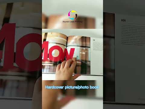 Hardcover photo book printed by Round Color Printing