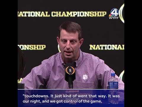 Dabo Swinney "Our night"