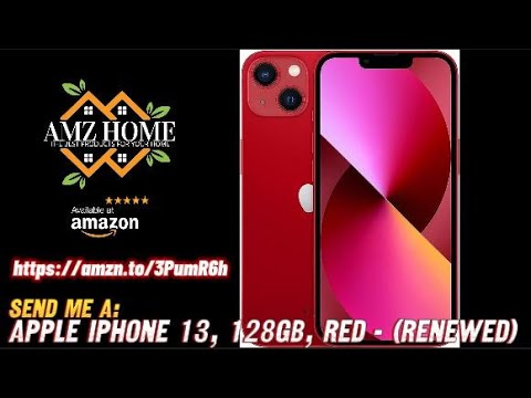 Review Apple iPhone 13, 128GB, Red - Unlocked (Renewed), Amazon