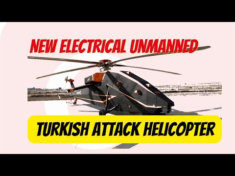 New electrical unmanned Turkish helicopter TAIT629 | State of the art helicopter from Sci Fi movies