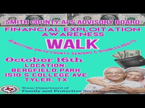 Financial Exploitation Awareness Month Walk
