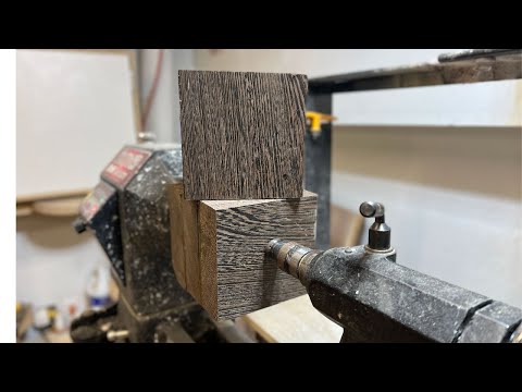 Wood Turning - special butter crock with wenge (beurrier Breton)