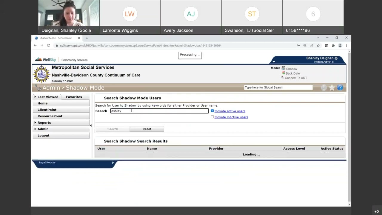 HMIS new user training