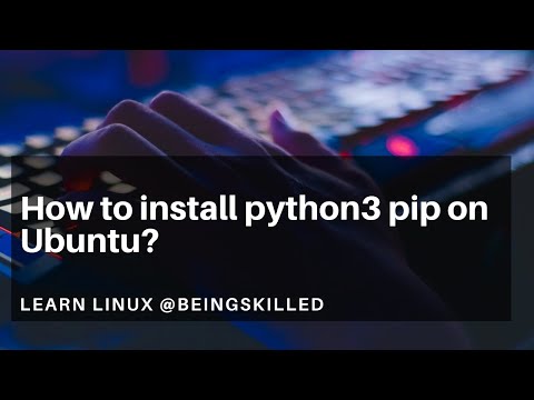 How to install python3 pip on Ubuntu?