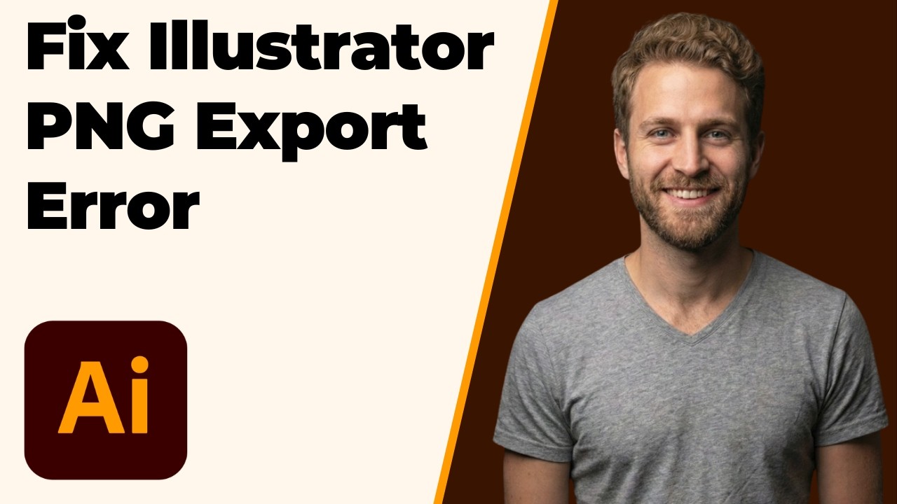 Fix Illustrator PNG Export Error (2026 Easy Guide)