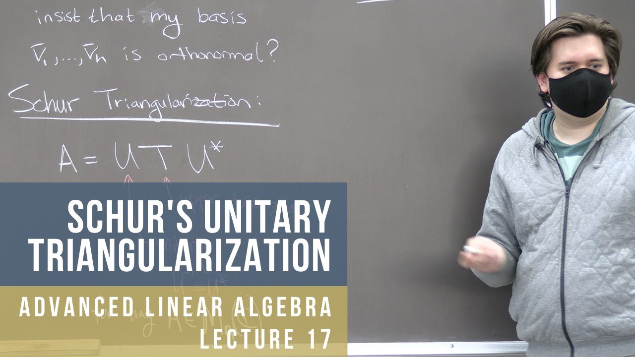 Advanced Linear Algebra 17: Schur's Unitary Triangularization