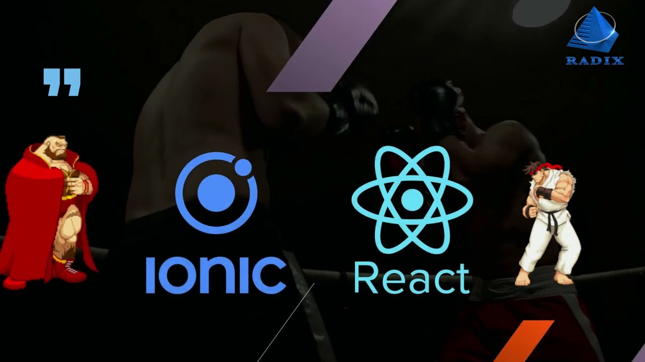 Ionic vs React Native : Choose the best for your app development