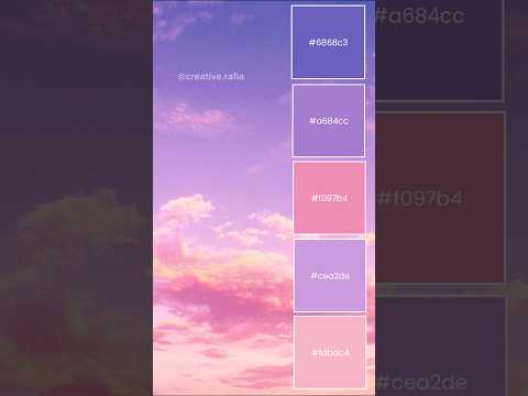 Pastel color palette 🎨 Color details in description #shorts #colors #pastel