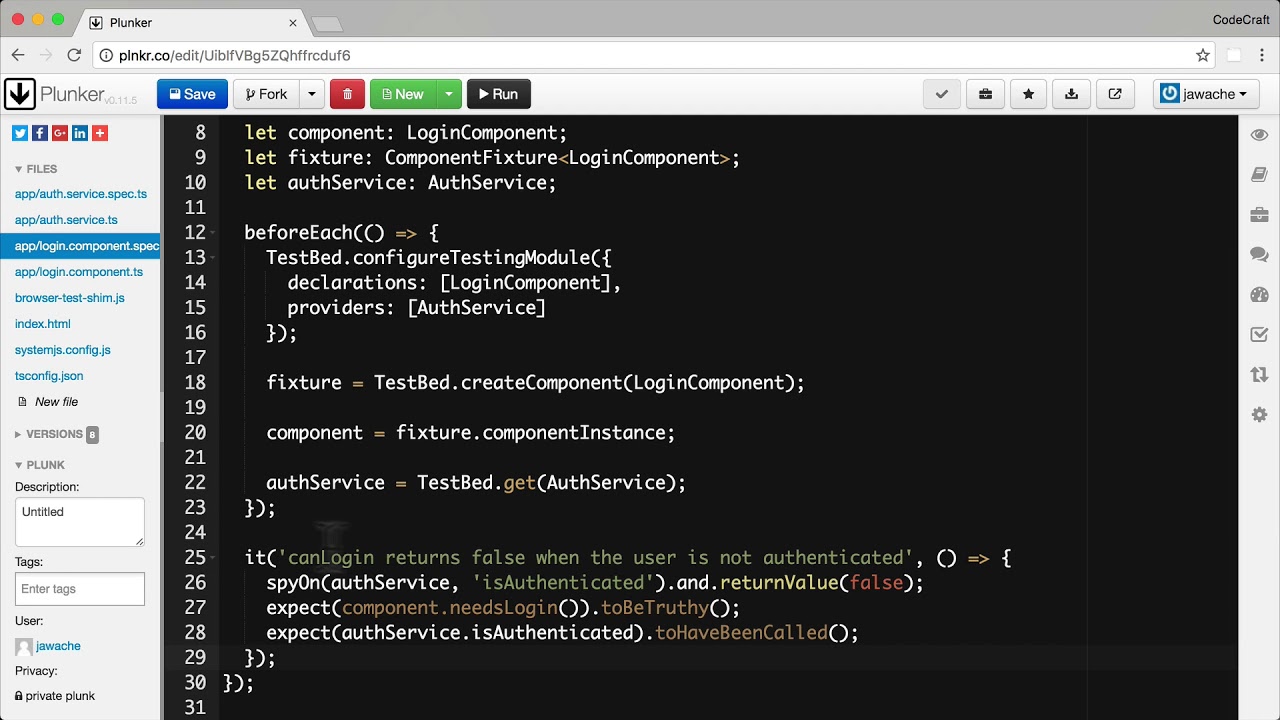 EP 13.5 -  Angular / Unit Testing / Angular Test Bed