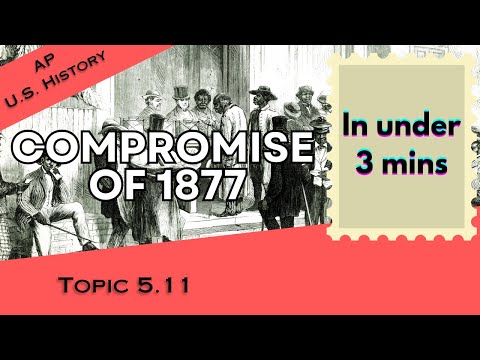 Failure of Reconstruction in Under 3 mins (APUSH Unit 5 Topic 11) 5.11