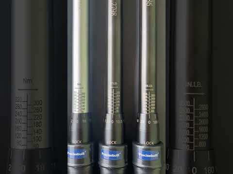 Torque wrench | simple and easy to read | in-lb, ft-lb, Nm | Precisebuilt