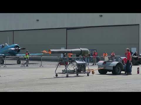V1 "Buzzbomb" Engine Run- Wheels, Tracks, and Wings 2024 at Planes of Fame Air Museum