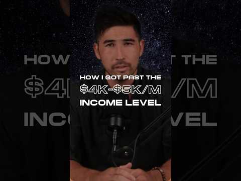 Here is how to get past $4k-$5k/month