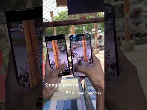 Google Pixel 6 Vs IPhone 13 Pro Max Camera Test #shorts