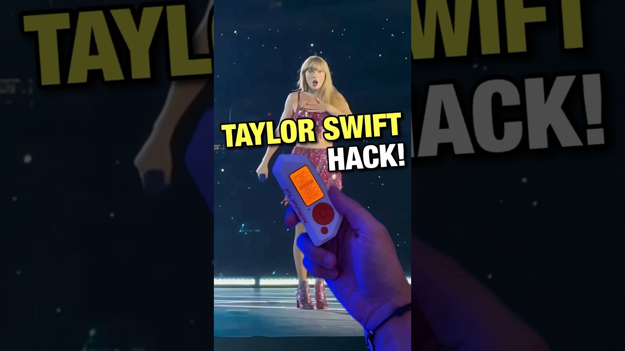 Taylor Swift bracelets hacked with a Flipper Zero! 😱 #taylorswift #flipperzero