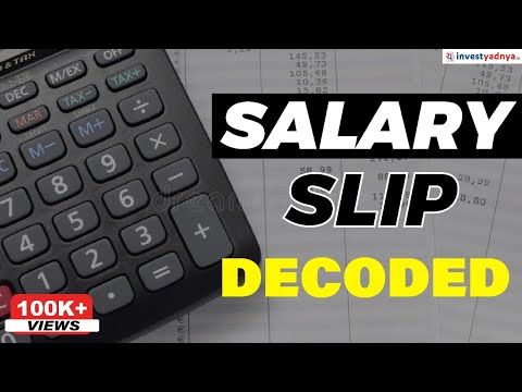 Salary Slip explained | Decoding your Pay Slip | Know all about your Salary Slip