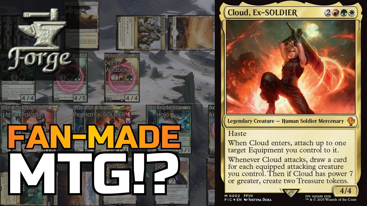 Starting A NEW Fan-Made Magic RPG with Cloud!! | MTG Forge Adventure | Ep 1