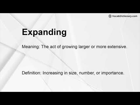 Expanding Meaning