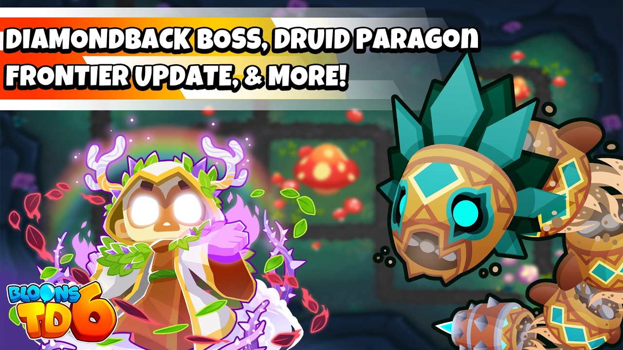 Druid Paragon, Diamondback Boss, Frontier Changes, and more! | Coming soon to Bloons TD 6!