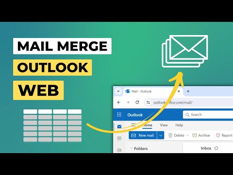 How to Mail Merge on Outlook Web App with CC, BCC & Attachment |Send Email from Excel PowerAutomate