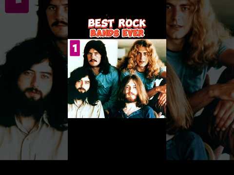 Best Rock bands of all time(Ranked) #RockLegends #RockMusic #RocknRoll #Shorts