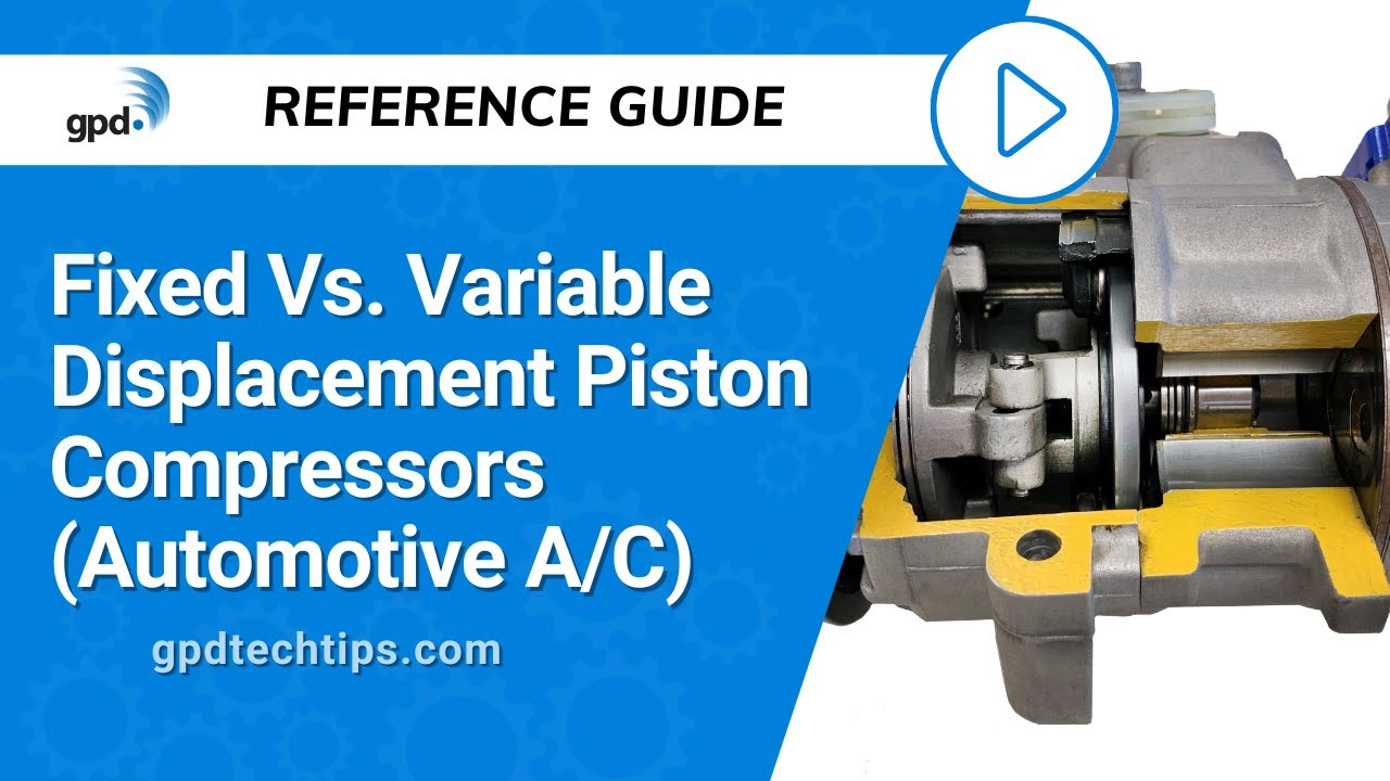 Fixed Vs. Variable Displacement Piston Compressors (Automotive A/C)