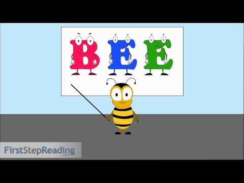 Long Vowel E Vowel Vowel, Beginning Readers Grammar Phonics Lesson