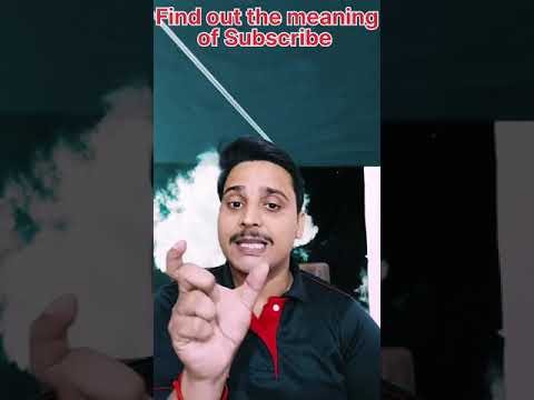 Meaning of the Subscribe | get daily vocab and rule | jai hind | jai bharat