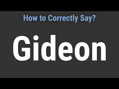 How to Pronounce Name Gideon (Correctly!)