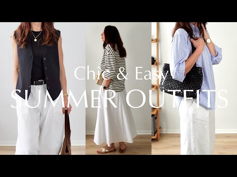 Chic & Easy Summer Outfit Formulas. NO T-SHIRTS!