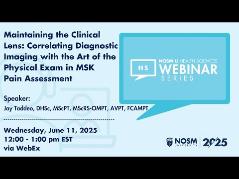 Correlating Diagnostic Imaging with the Art of the Physical Exam in MSK Pain Assessment