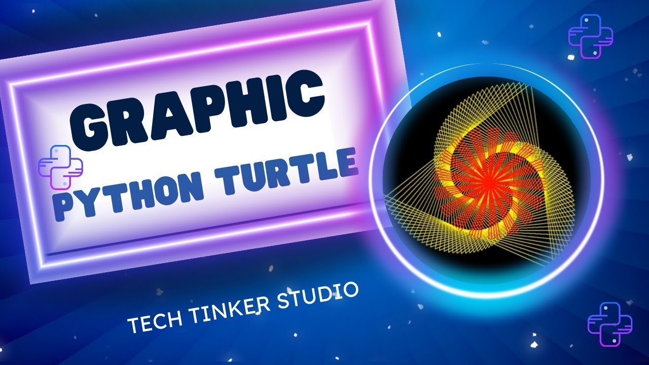 Amazing design in python | python turtle graphics tutorial #9