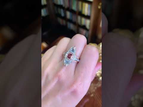 Fancy Red Diamond Ring | M.S. Rau