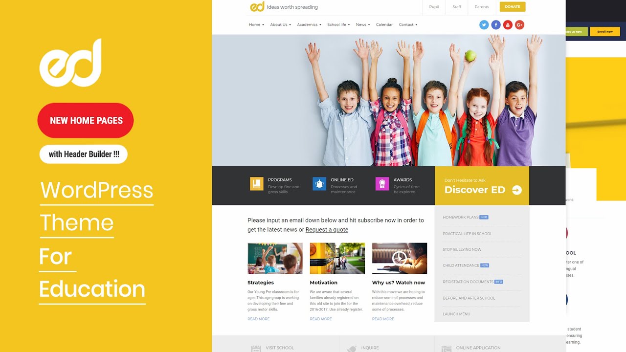 How to Install a WordPress Theme: Ed School