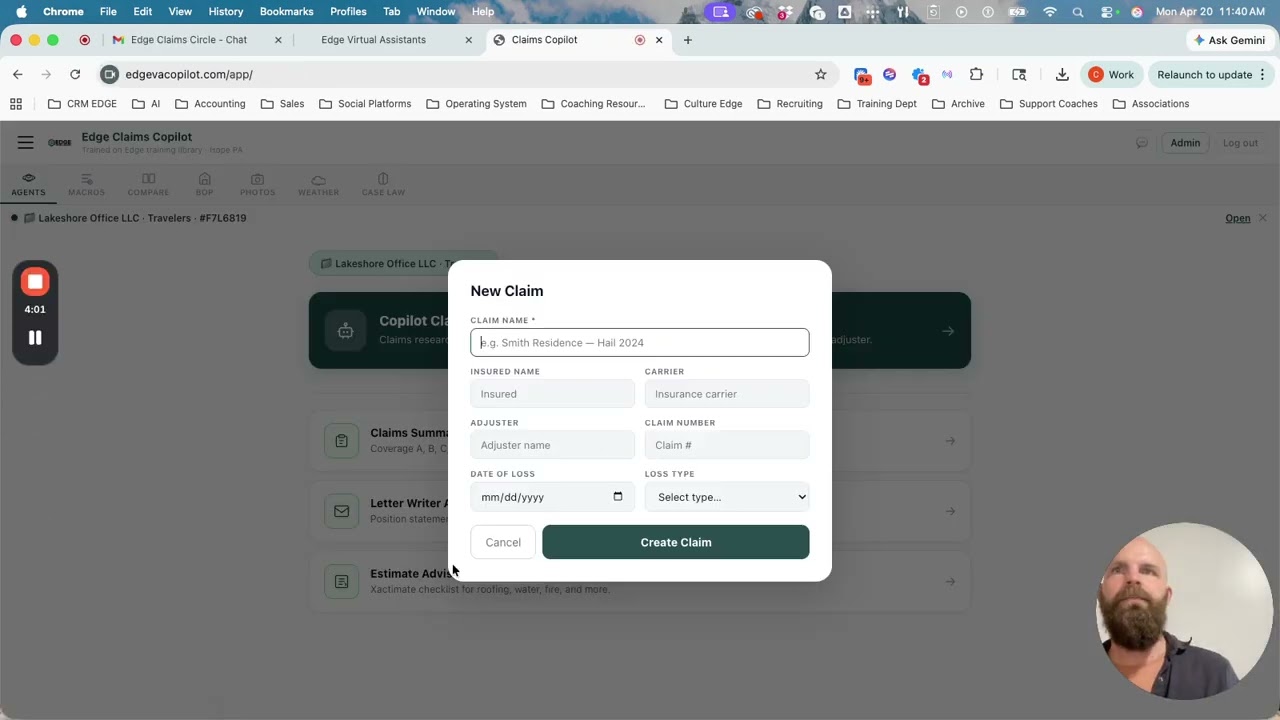 Edge Claims Copilot   User Guide