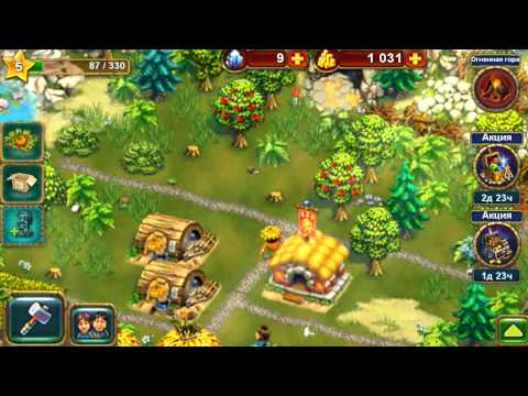 The Tribez: Build a Village (by Game Insight) - simulation game for Android and iOS - gameplay.