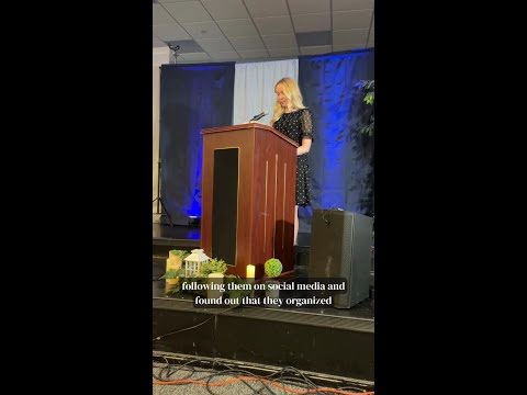 Kim speaking at LDSFL Conference