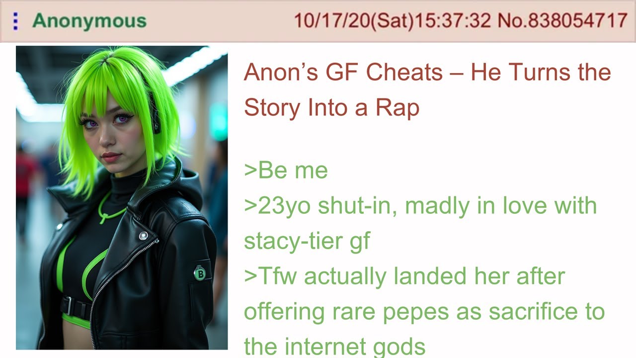 Anon’s GF Cheats – He Turns the Story Into a Rap - 4Chan Greentext Stories