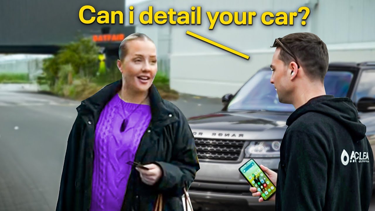 How I Got 8 Clients in 1 Hour For my Detailing Business (talking to strangers)