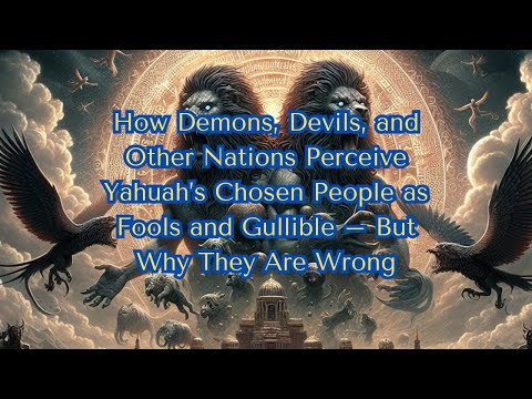 How Demons, Devils, and Other Nations Perceive Yahuah’s Chosen People as Fools and Gullible – ......