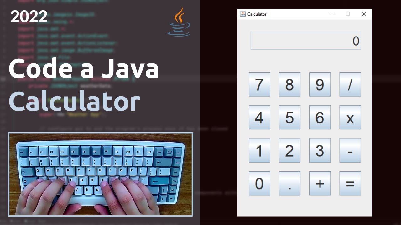 ASMR Programming Typing (No Talking)  | Calculator App | Java Swing GUI | Speed Coding